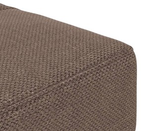 2místná rozkládací pohovka se 2 polštáři taupe textil - Default Title