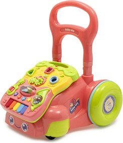 Dětské hrající chodítko Baby Mix růžové