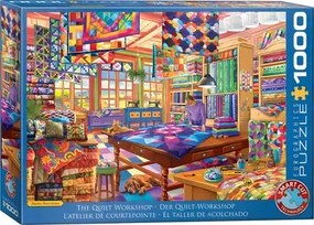 EUROGRAPHICS Puzzle Švadlena / 1000 dílků / 68 x 48 cm