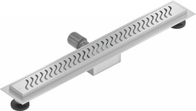 Mexen Flat nerezový sprchový žlab 70 cm vzor M09, 1028070-15