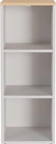 Krémová matná knihovna 45x120x40 cm Lissabon – Germania