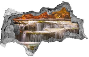 Wallmuralia Nálepka fototapeta 3D Vodopád podzim 95x73 cm