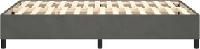 vidaXL Box spring postel 120 x 200 cm samet [3121109] Barva: světle šedá