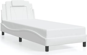 Rám postele Viana s LED bez matrace bílý 90 x 190 cm 3213988