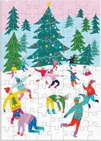 Galison Puzzle adventní kalendář 12 v 1 / 12x80 dílků / od 6 let