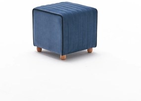 Atelier del Sofa Taburet Mona Puf - Blue, Modrá