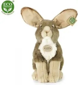 RAPPA Plyšový zajíc 30 cm / ECO-FRIENDLY / od 0 měsíců