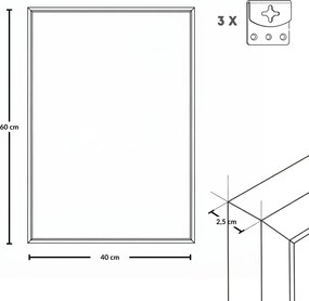 Obdélníkové závěsné svítidlo AXION, 60 x 40 cm, černé
