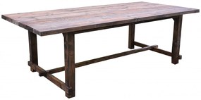 Stará Krása – Ruční výroba Velký jídelní stůl z masivu 77 cm x 240 cm x 110 cm