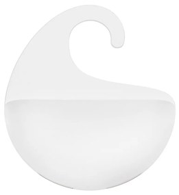 Koziol Koupelnový závěsný box Surf XS bílá, 15 x 12,6 x 5,3 cm