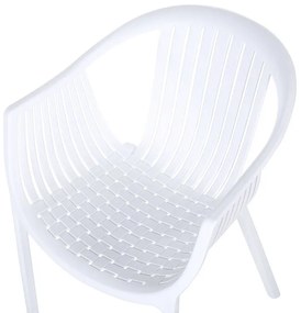 Set 4 ks zahradních židlí Napza (bílá). 1081636
