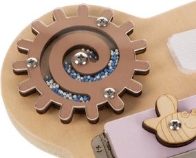 Montessori senzorická manipulační deska medvídek Kruzzel 22584