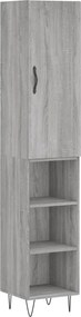 Skříň highboard šedá sonoma 34,5 x 34 x 180 cm kompozitní dřevo 3199015