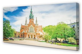 Obrazy na plátně Katedrála Krakow 125x50 cm