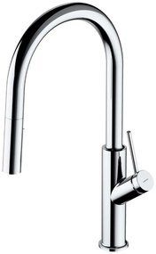 OMNIRES Bend - Dřezová baterie s výsuvnou sprškou, chrom BE6455CR