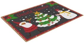 GDmats koberce Protiskluzová rohožka GDmats Veselé Vánoce - Vánoční svět - 40x60 cm