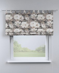 Římská roleta Verona barva šedá látka vzorované