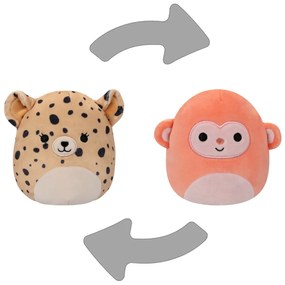 Plyšák squishmallows 2v1 gepard lexie a opice elton
