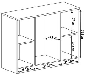 Kondela Komoda, dub lefkas, TEDY TYP T6