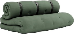 Karup Design Futonová pohovka BUCKLE-UP - 756 Olivově zelená