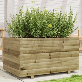 Zahradní Truhlík 90 X 60 X 49,5 Cm Impregnované Borové Dřevo Přírodně Impregnované