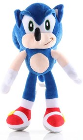 Plyšák Sonic ze seriálu Dobrodružství Ježka Sonica Motiv: 28 cm modrá