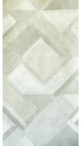ALFIstyle Vliesová tapeta geometrický vzor, šedá, metalická