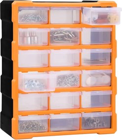 Organizér s 18 středně velkými zásuvkami 38 x 16 x 47 cm 149597