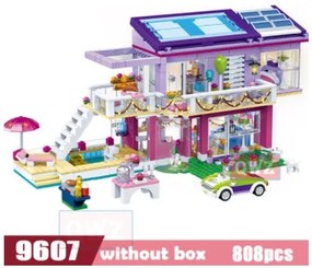 Mini stavebnice pro dívky, různé druhy Varianta: moderní dům 808 ks