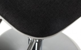 Barová židle G21 Lima látková, black [60023300]