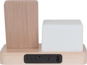Digitální/stolní budík s bezdrátovou nabíječkou Retro LED Night Light – Karlsson