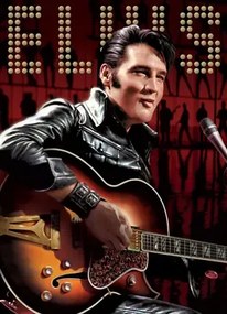 EUROGRAPHICS Puzzle Elvis Presley / 1000 dílků / 48,89 × 67,63 cm