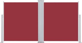 vidaXL Zatahovací boční markýza 160 x 600 cm [317999] Barva: Červená