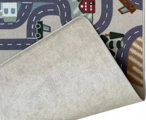 Vopi, AKCE: 200x300 cm Dětský kusový koberec Scanroad 39 - neúčtujeme odřezky z role - obšitý ze všech stran, šíře, vícebarevná, filc, dětský pokoj