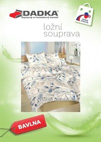 DADKA Povlečení bavlna Milaya banán 140x220, 70x90 cm