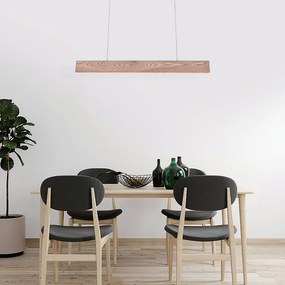 LED Solution Lineární závěsné LED svítidlo designové s dřevěným dekorem 90cm 24W 23365