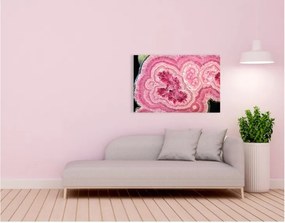 Malvis ® Obraz růžový achát Velikost: 90x60 cm