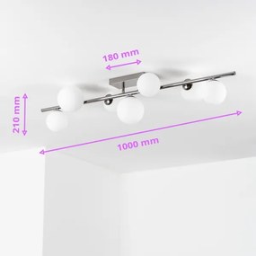 Brilagi - LED Přisazený lustr MILLA 7xG9/3W/230V lesklý chrom/bílá