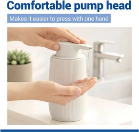 Krémový plastový dávkovač mýdla 400 ml Fablo – Wenko