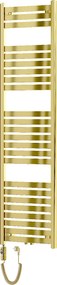 Mexen Uran, elektrické topné těleso 1800x500 mm + topná tyč 900 W, zlatá lesklá, W105-1800-500-2900-50