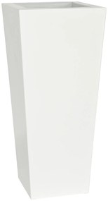 Plust - Designový květináč KIAM gloss pot, 30 x 30 cm - bílý