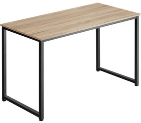 tectake 404468 pracovní stůl flint - industrial světlé dřevo, dub sonoma,140 cm