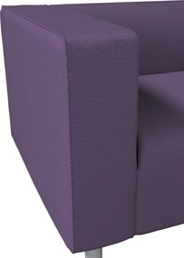 Potah na pohovku IKEA  Klippan 2-místná barva fialová látka pletený vzor