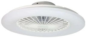 Lucci Air 513200 - LED Stm. svítidlo s ventilátorem OSLO LED/20W/230V bílá + DO
