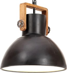 Industriální závěsné svítidlo 25 W černé kulaté 30 cm E27 320536