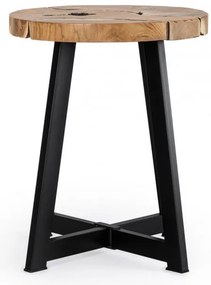 BIZZOTTO Kulatý odkládací stolek ELWOOD 40 cm 0680586