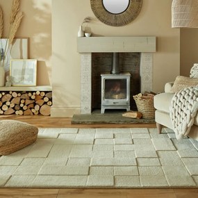 Flair Rugs, Kusový koberec Moderno Checkerboard Natural, 120x170, béžová, ložnice