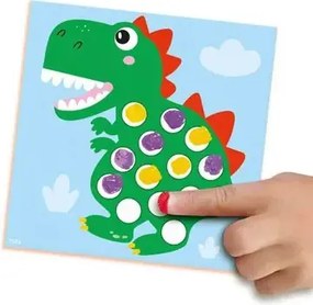 SES Prstové barvy - dobarvi si dinosaura / od 1 roku