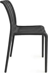 Zahradní set TREGO ISLAND - 2 židle a kulatý stůl ø 60 cm, antracitová