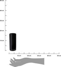 Koupelnová nádoba na kosmetické tampony Tempesti, černá